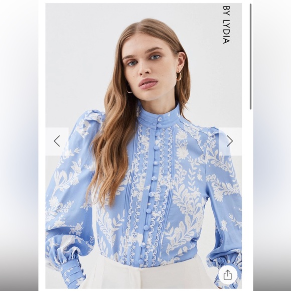Karen Millen | Tops | Karen Millen Lydia Millen Viscose Linen Light ...